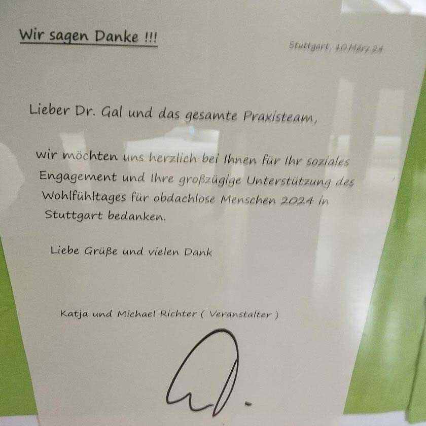 Gemeinsam gegen Obdachlosigkeit – Dr. Gal Gemeinsam gegen Obdachlosigkeit – Dr. Gal